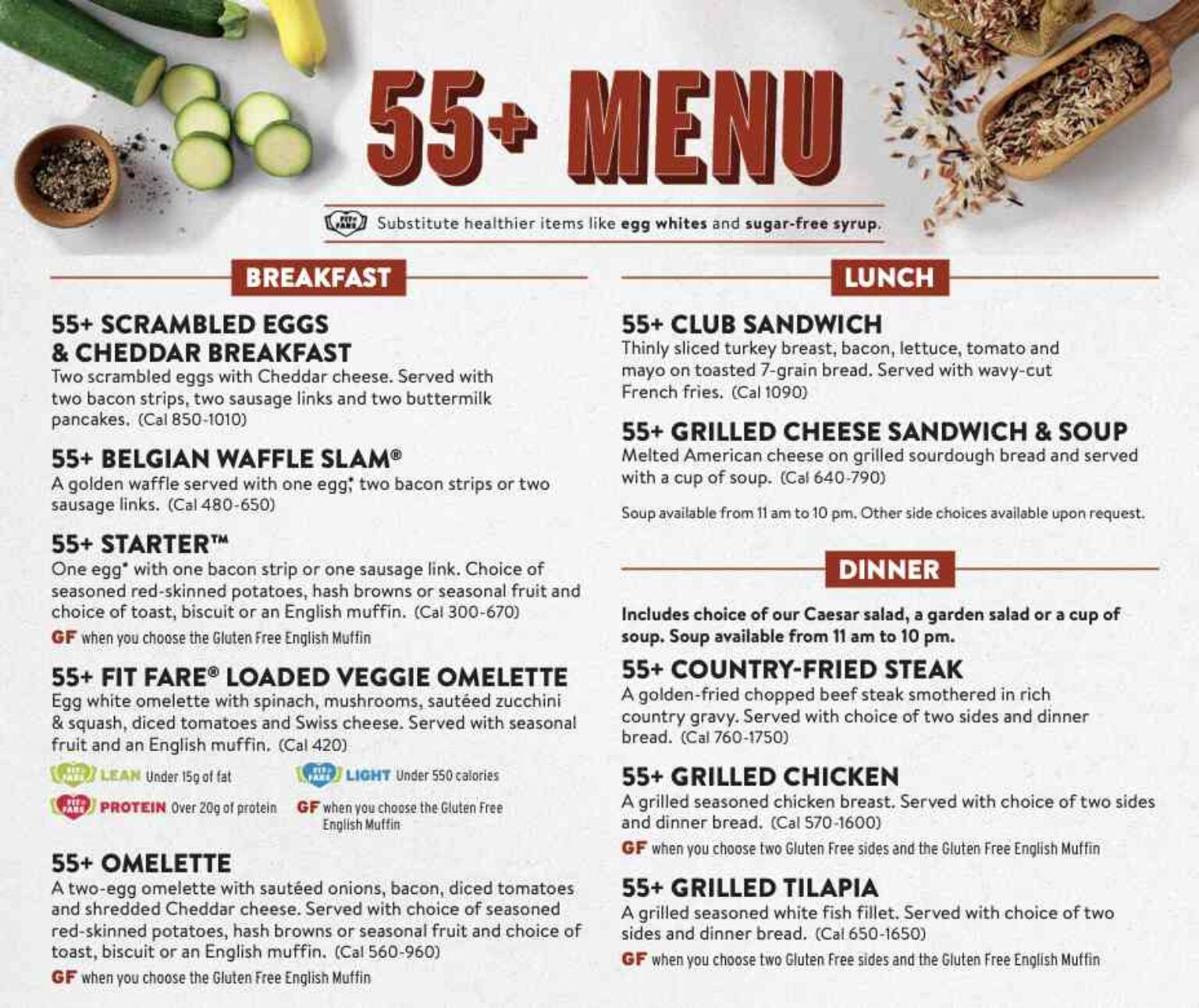 Denny's Senior Menu with Prices and Discounts (2024) - Club Modern60